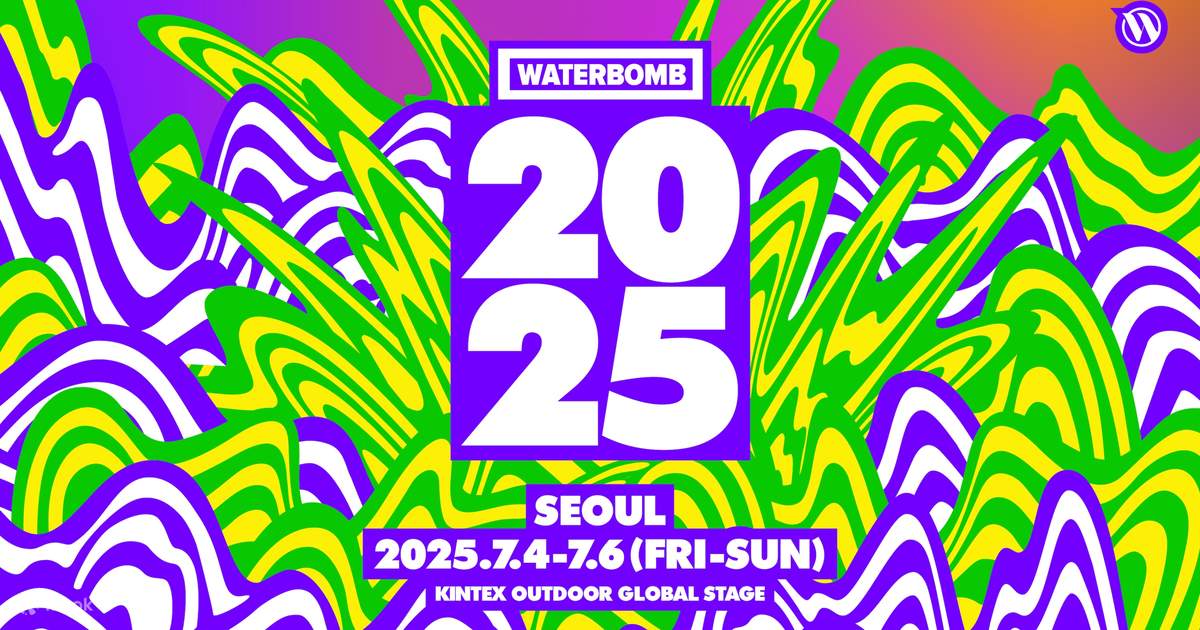 Vé WATERBOMB 2025 SEOUL - Klook Việt Nam
